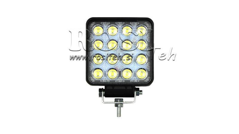 LED SCHEINWERFER- LICHTE 16 LED 48W 12V-24V ROSI TEH